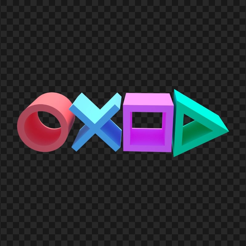 HD Sony PlayStation Controller 3D Buttons Icons PNG | Citypng HD Sony PlayStation Controller 3D Buttons Icons PNG | Citypng