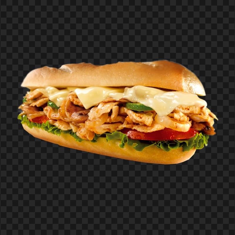 Cheesesteak Chicken Sandwich FREE PNG | Citypng