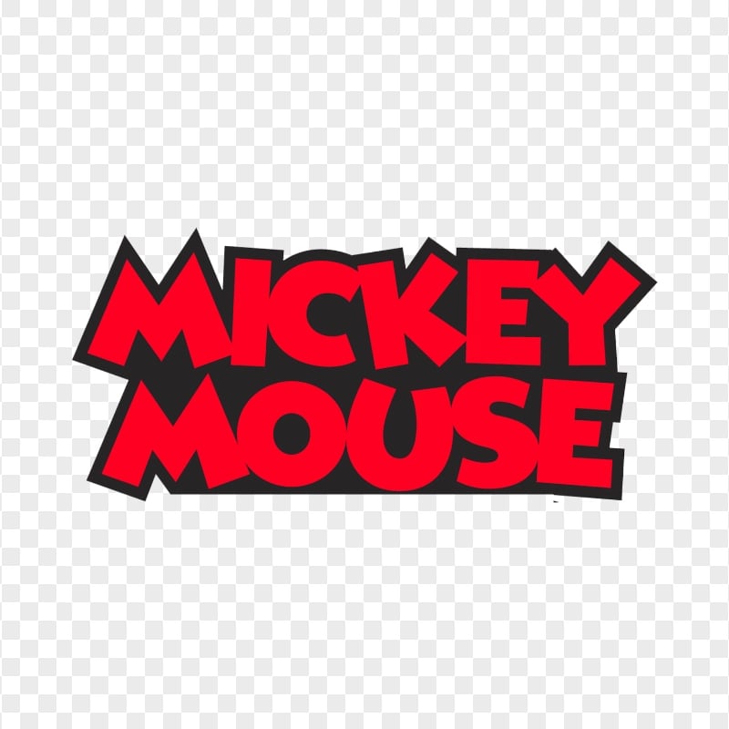 HD Mickey Mouse Name Logo PNG | Citypng