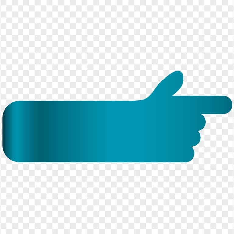 HD Blue Hand Arrow To Right Transparent PNG | Citypng