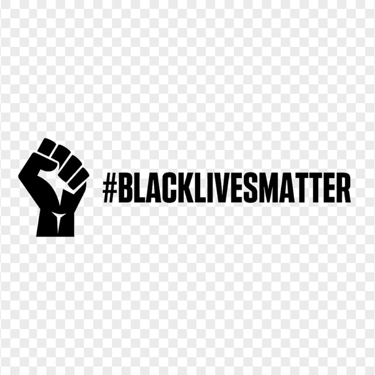BLM Black Lives Matter Anti Racism Hand Logo | Citypng