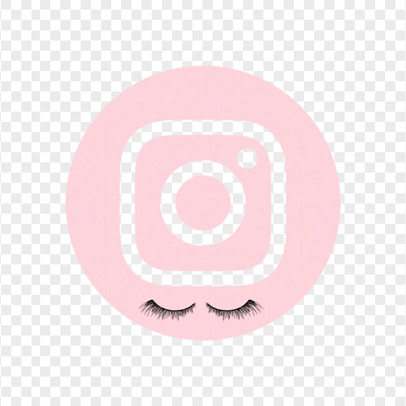 HD Girly Round Pink Aesthetic Instagram IG Logo Icon PNG | Citypng