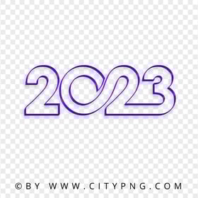 2023 Purple Metallic 3D Text Logo PNG | Citypng