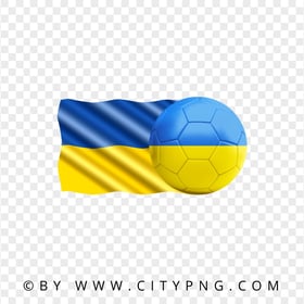 HD Soccer Ball With Ukraine Flag PNG | Citypng