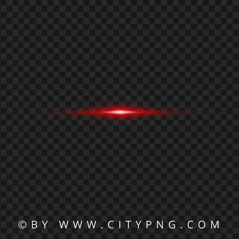 Red Light Lens Flare Glowing Effect HD PNG | Citypng