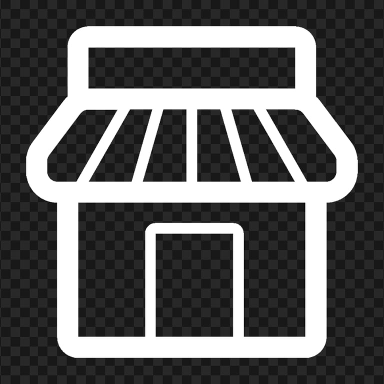 Store Marketplace Shopping Gray Icon PNG | Citypng