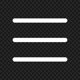 HD Black Menu Burger Icon Transparent Background | Citypng