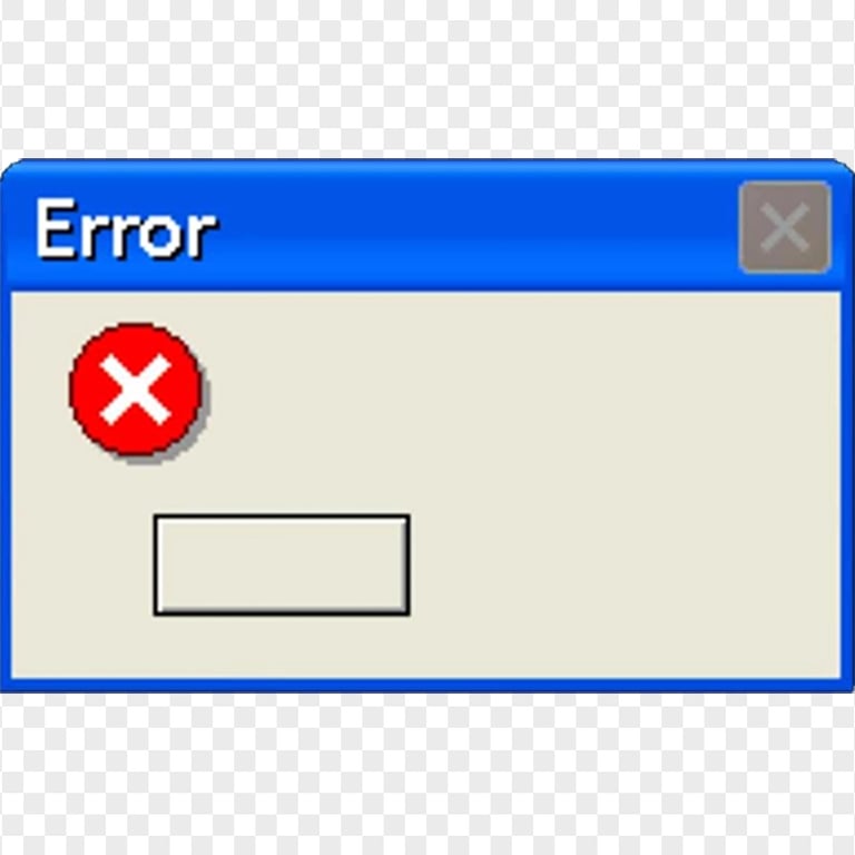 Windows XP Error Message | Citypng