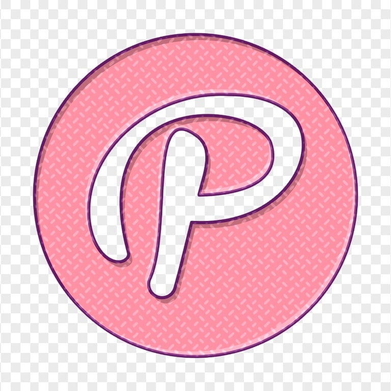Pink Pinterest Round Icon Logo Clipart | Citypng