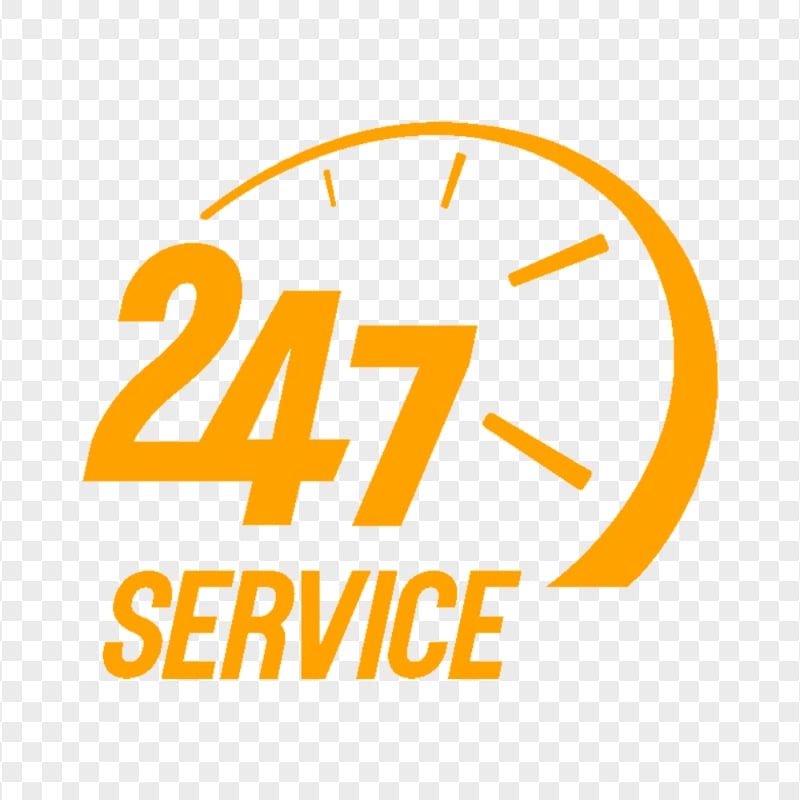 Customer Service Support 24/7 Orange Icon FREE PNG | Citypng