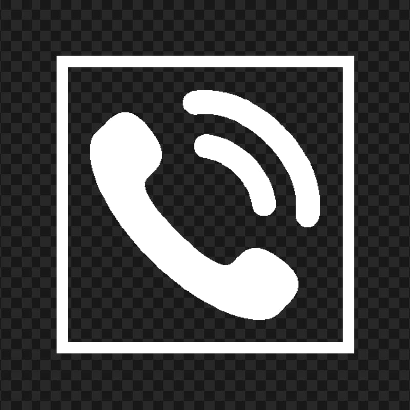 HD White Square Phone Icon Transparent PNG | Citypng