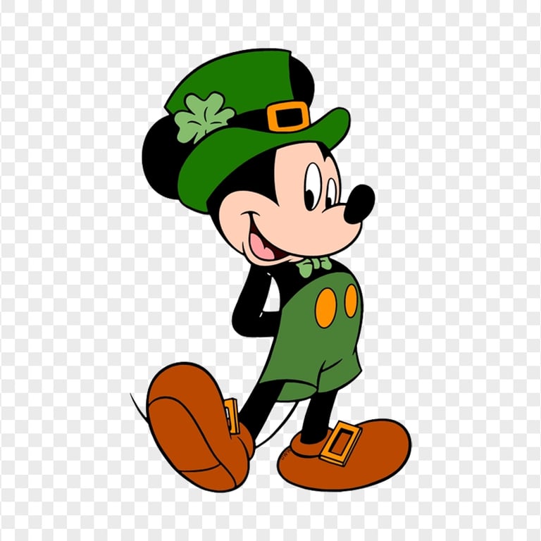 HD Mickey Mouse St Patrick's Day Transparent PNG | Citypng