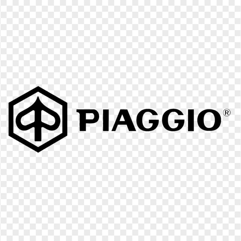 Piaggio Black Logo Icon Sign PNG | Citypng