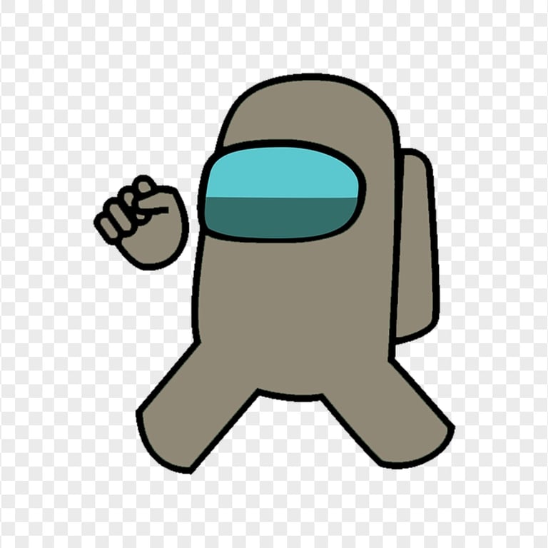 Tan Among Us Vector Character PNG | Citypng