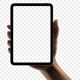 HD iPad Mini On Hand Mockup Transparent Background | Citypng
