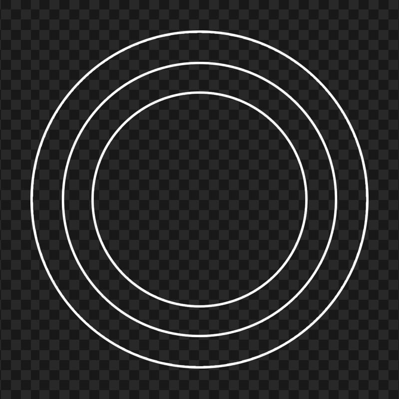 PNG PS Controller Circle Outline White Button Icon | Citypng