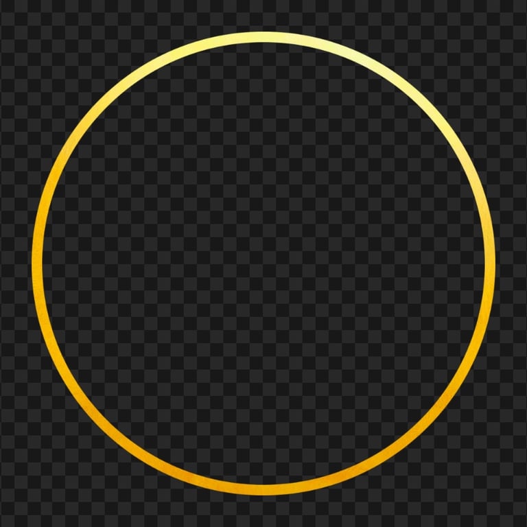 Circle Gold Yellow PNG | Citypng