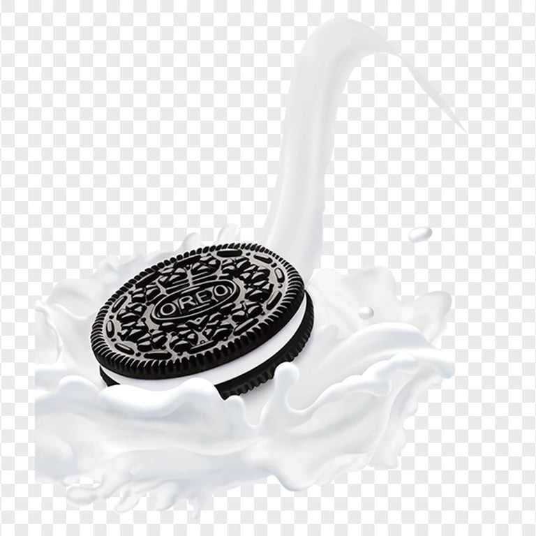 HD Milk Splash With Oreo Cookies PNG | Citypng