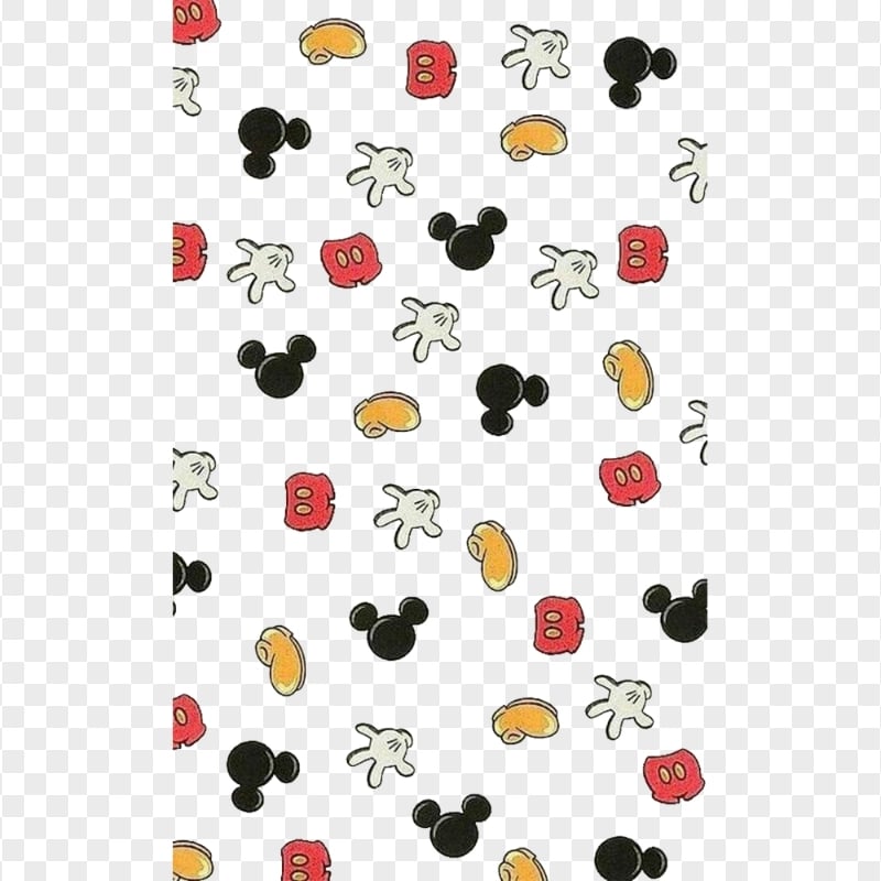 Mickey Mouse Pattern Image PNG | Citypng