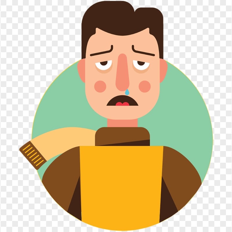 Sick Man Clipart