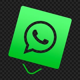 HD Dark Blue Official Whatsapp Wa Watsup Logo Icon PNG | Citypng