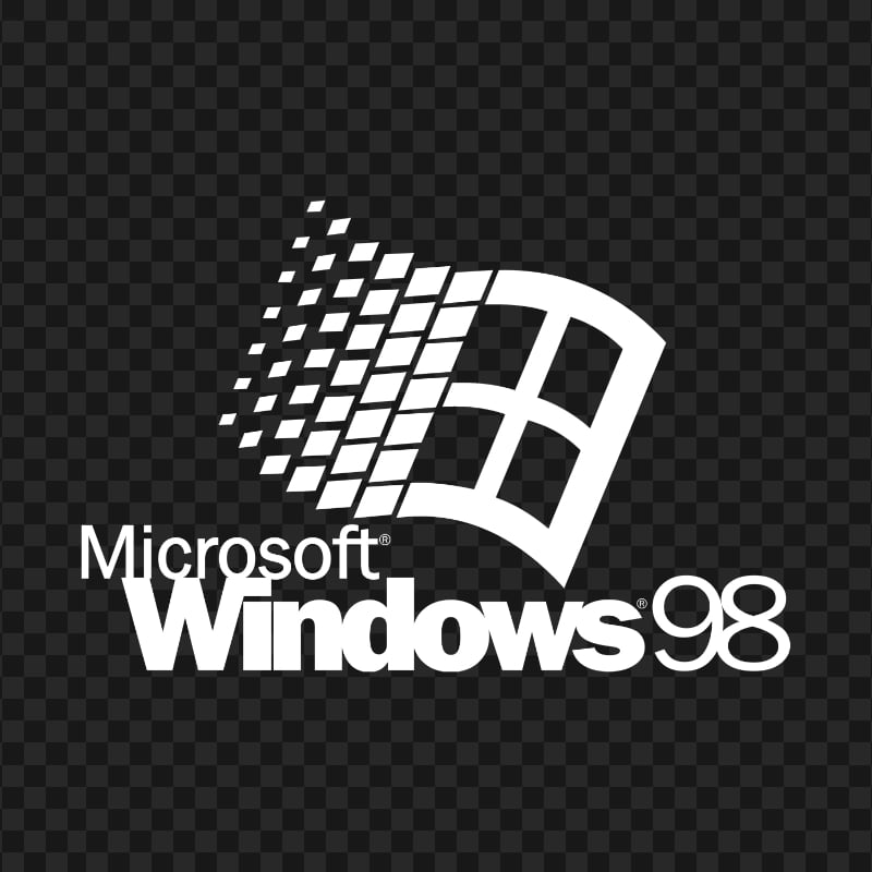 Microsoft Windows 98 White Logo PNG | Citypng