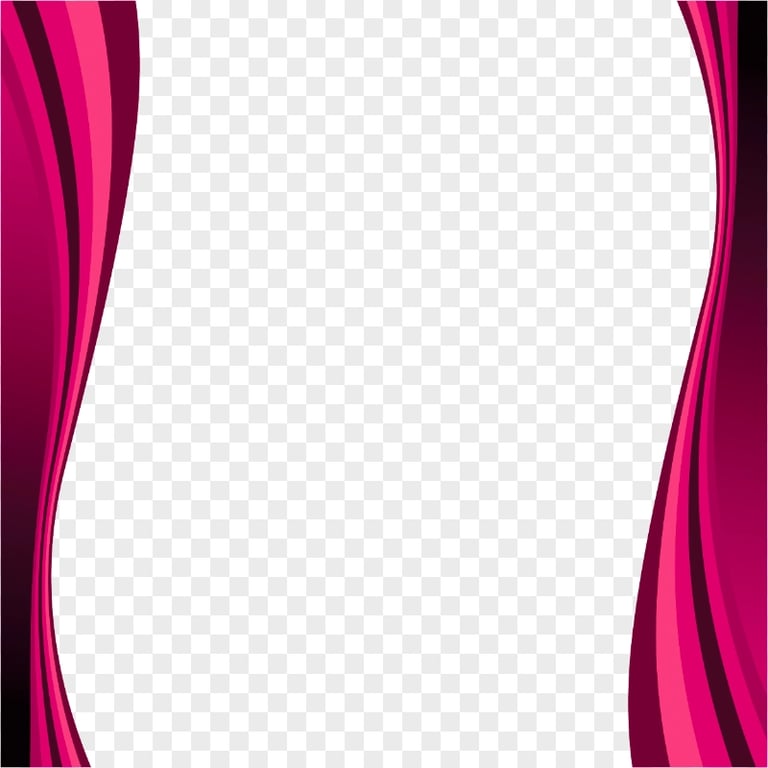 Abstract Curved Pink Lines Vertical Frame HD PNG | Citypng