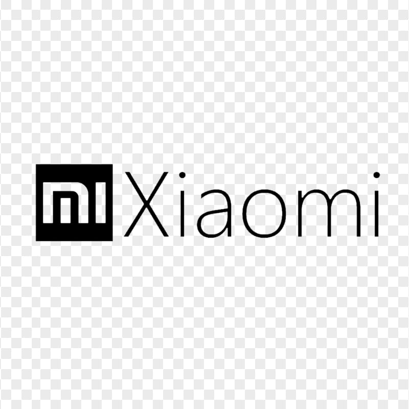 Black Xiaomi Xiomi Official Logo | Citypng