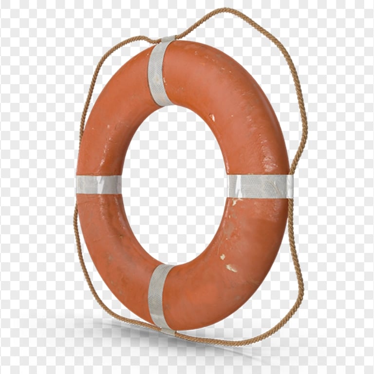 HD Real Orange Lifeguard Lifebuoy Ring PNG | Citypng