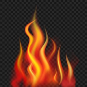 Fiery Real Fire Flame Without Smoke | Citypng