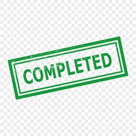 HD Black Completed Stamp PNG | Citypng