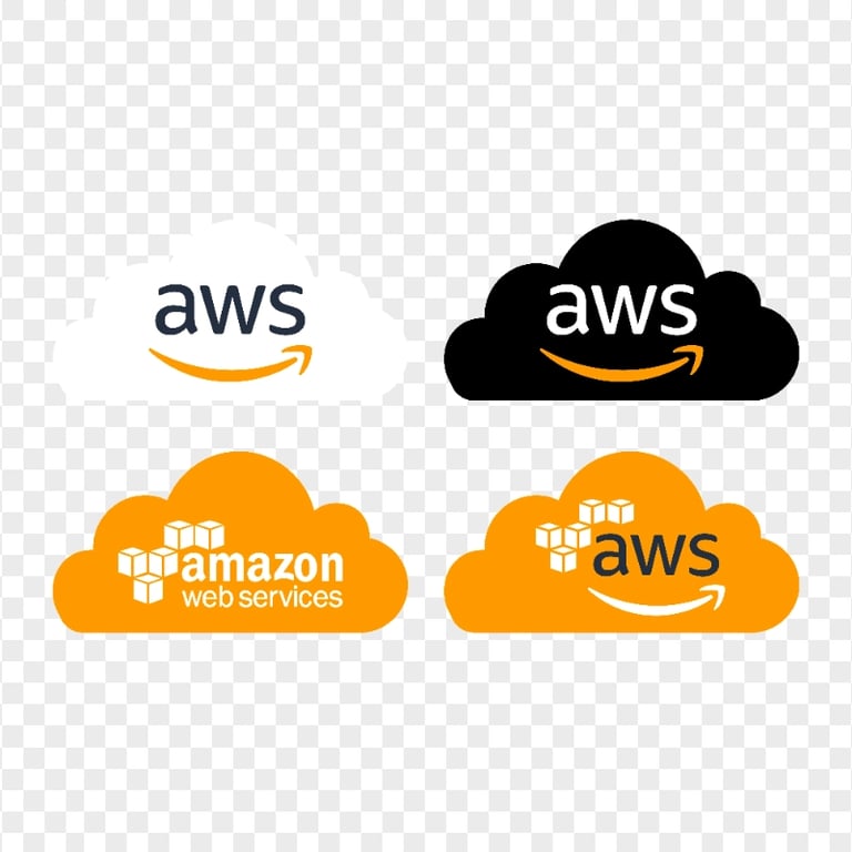 Set Of Amazon AWS Logos With Cloud Icon | Citypng