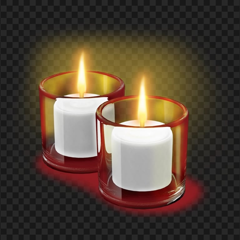 HD Red Romantic Candlelight PNG | Citypng