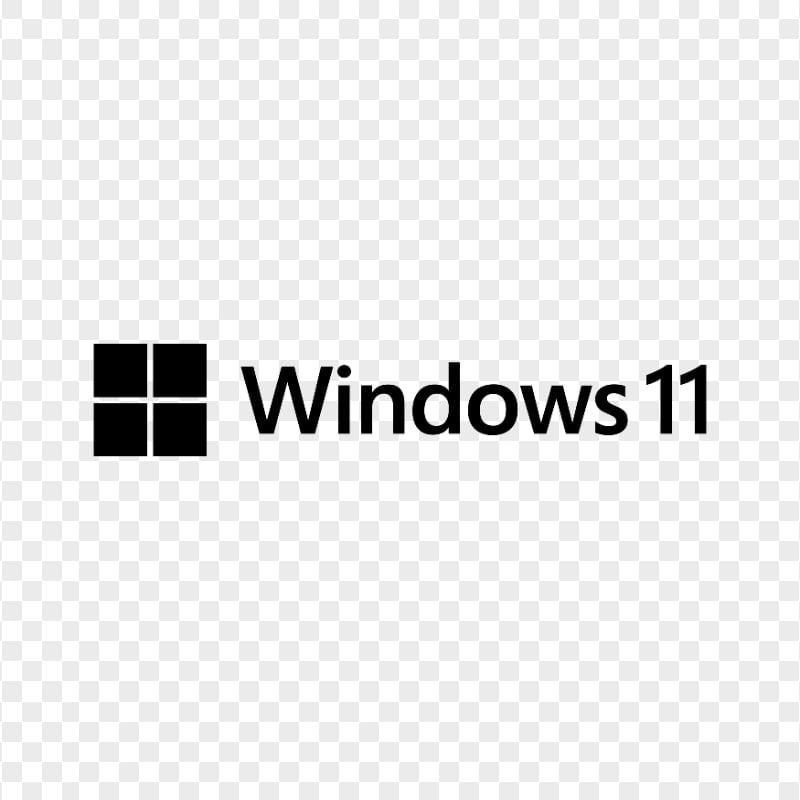 PNG Windows 11 Black Logo | Citypng
