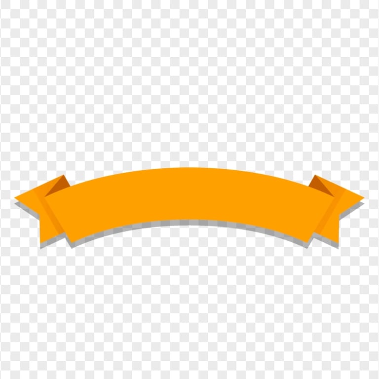 Orange Banner Png
