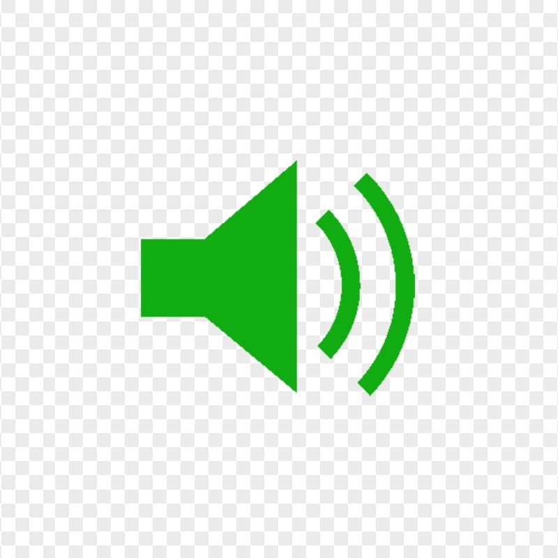 Loudspeaker Speaker Green Icon Transparent PNG | Citypng
