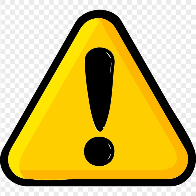 Download Triangle Exclamation Mark Icon PNG | Citypng
