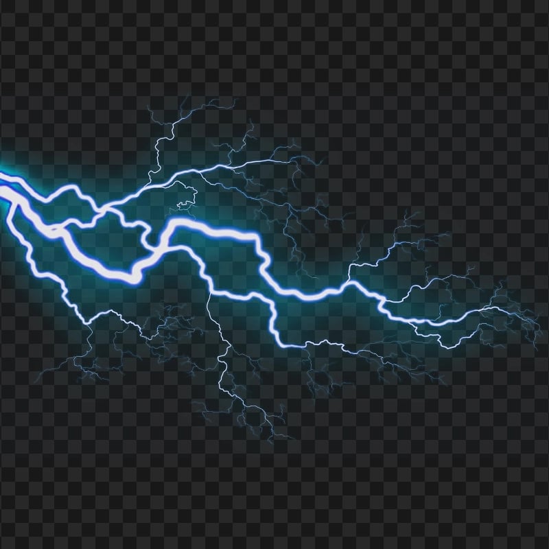 Blue Thunder Energy Effect PNG | Citypng