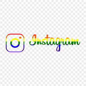 HD Instagram Rainbow Logo Icon PNG | Citypng