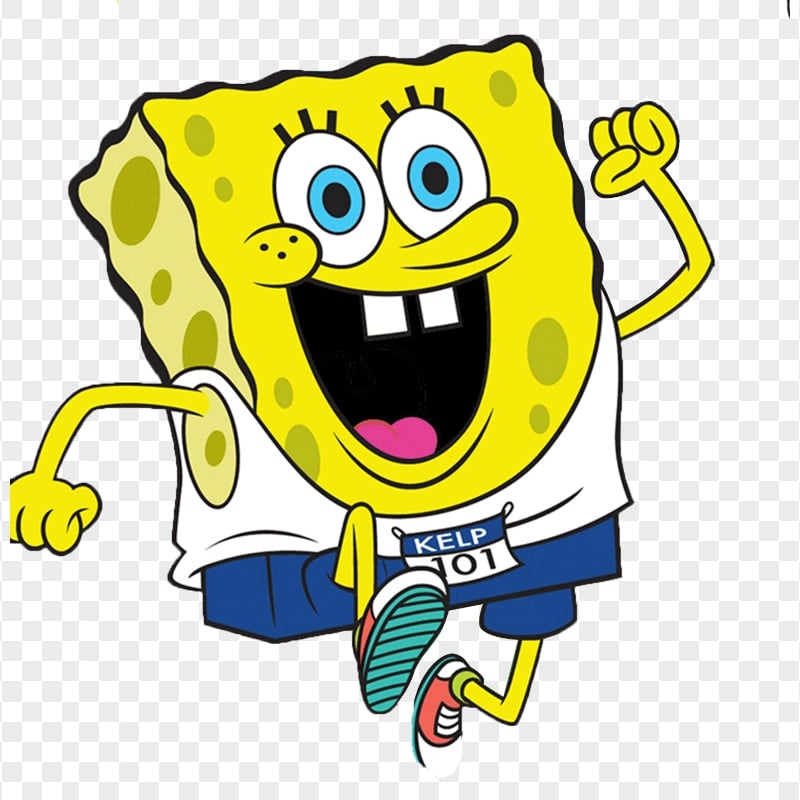 HD Spongebob Running Sport Characters Transparent PNG | Citypng