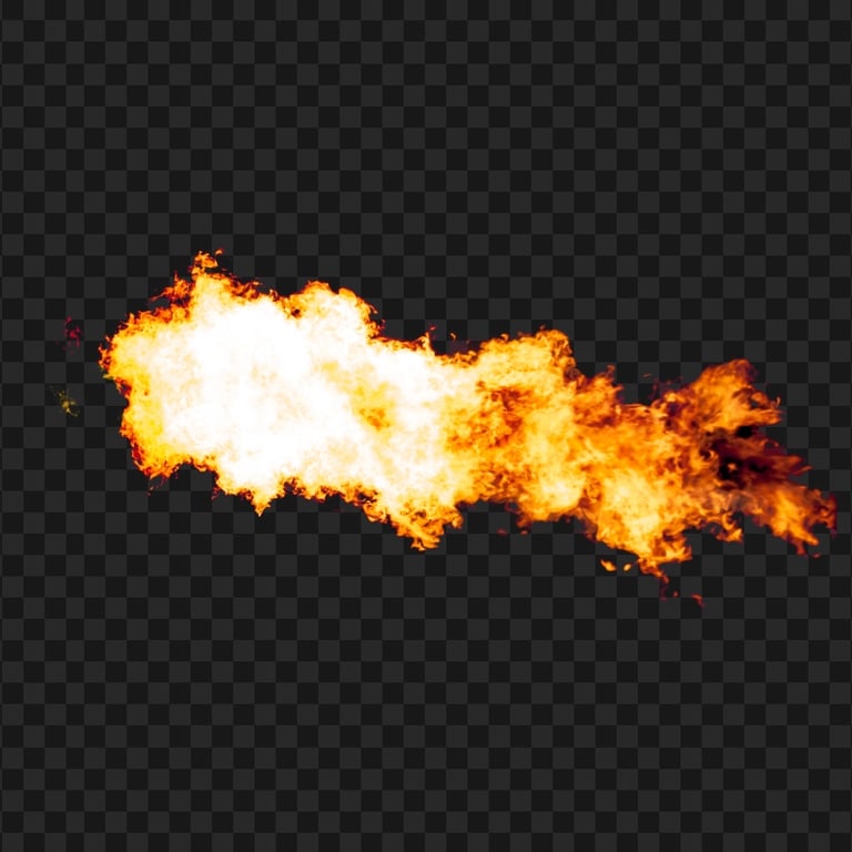 Explosion Yellow Blazing Fire Flames HD PNG | Citypng