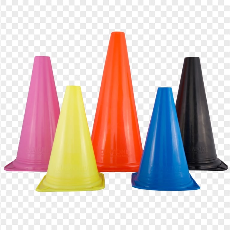 Training Red Sport Cones HD PNG | Citypng