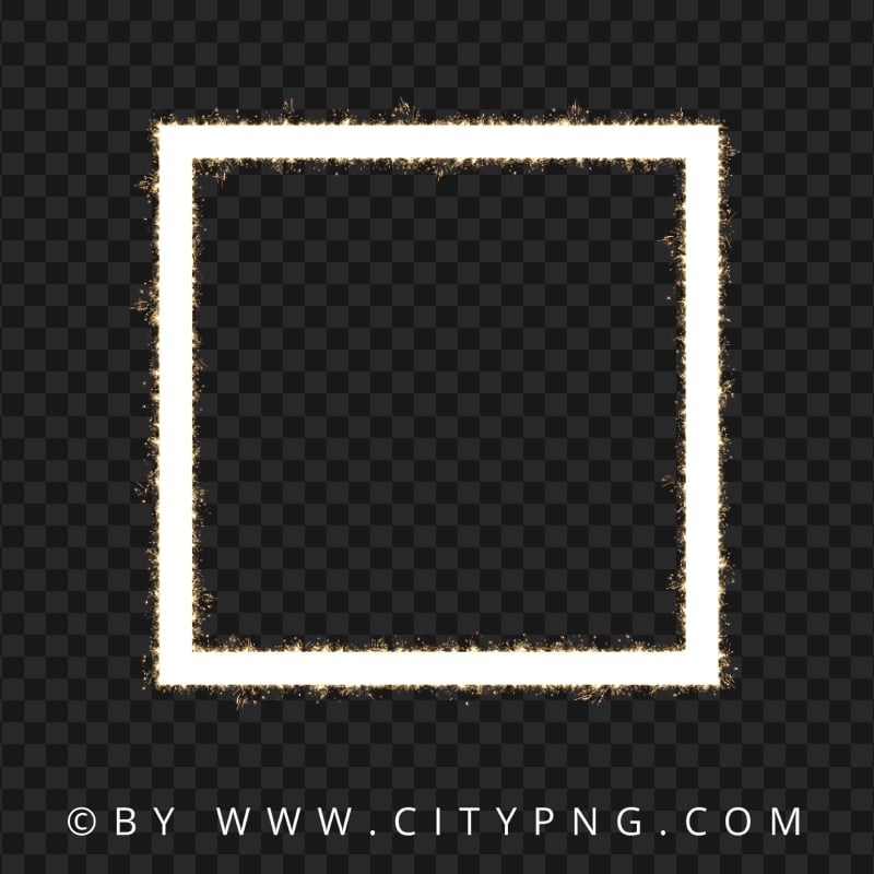 Sparkle Square Frame Effect HD Transparent PNG | Citypng