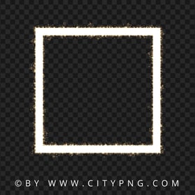 Sparkle Red Glitter Square Frame Border Effect HD PNG | Citypng