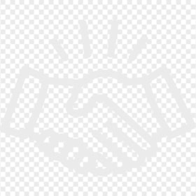 Handshake, Shake Hands White Icon FREE PNG | Citypng
