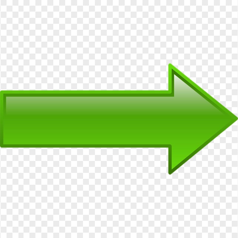 Green Arrow point to right horizontal | Citypng