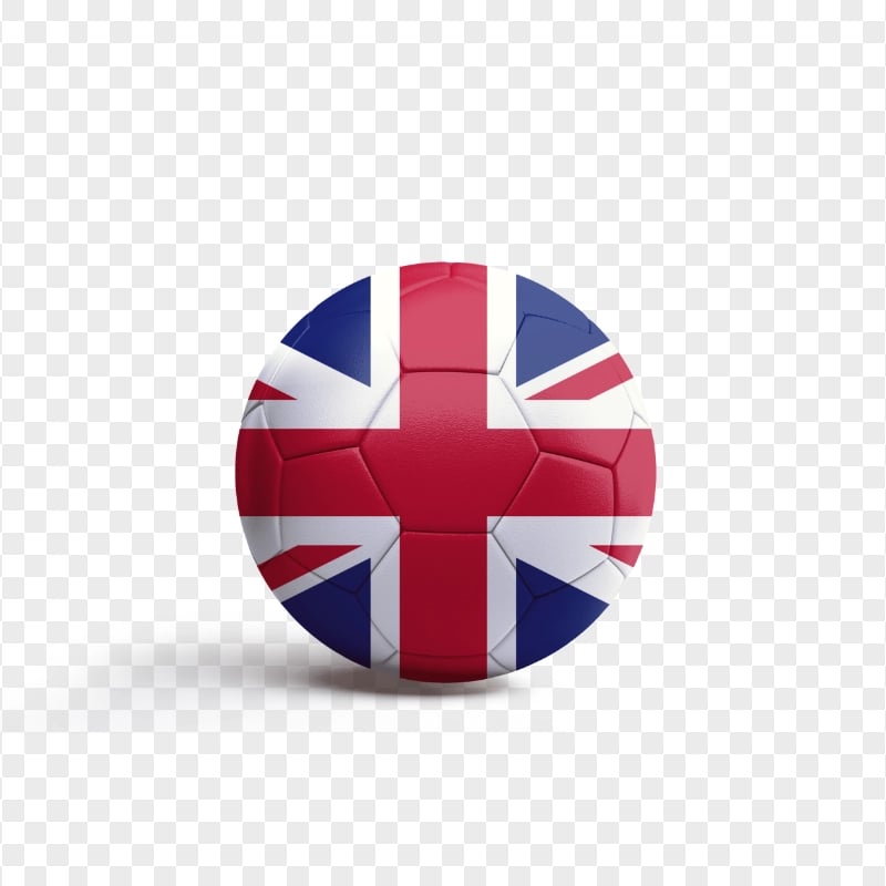 HD Soccer Ball With UK United Kingdom Flag PNG | Citypng