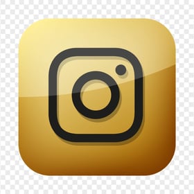 Luxury Black & Gold Yellow Instagram Logo Icon | Citypng