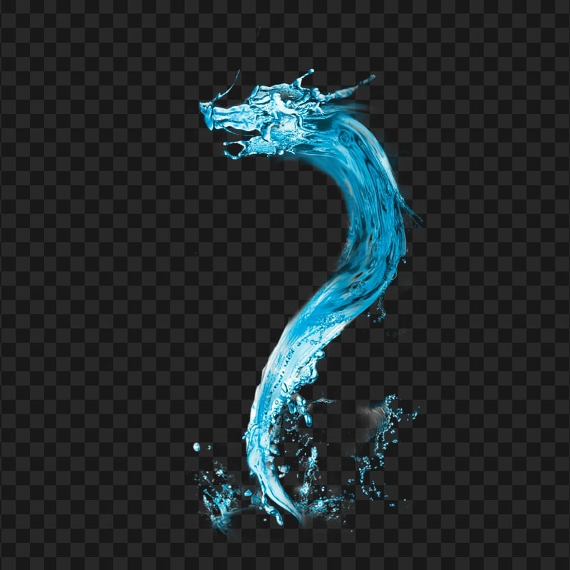 Dragon Water Illustration PNG | Citypng