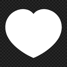 HD White Heart Icon Inside White Round Circle Line PNG | Citypng
